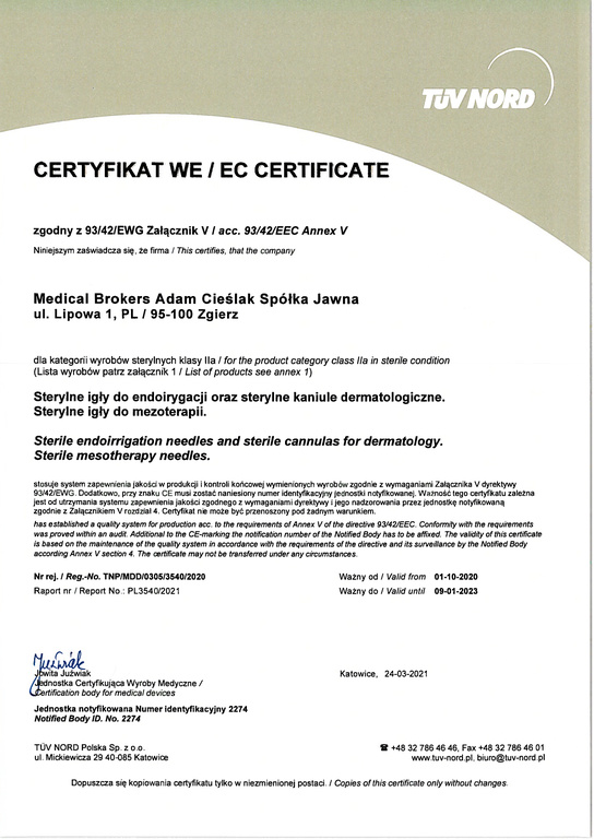 About us / Home - Medicalbrokers - endo irrigation needles, mesotherapy ...